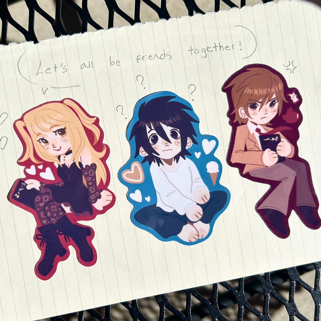 Dead Note Glossy Sticker Set - Etsy