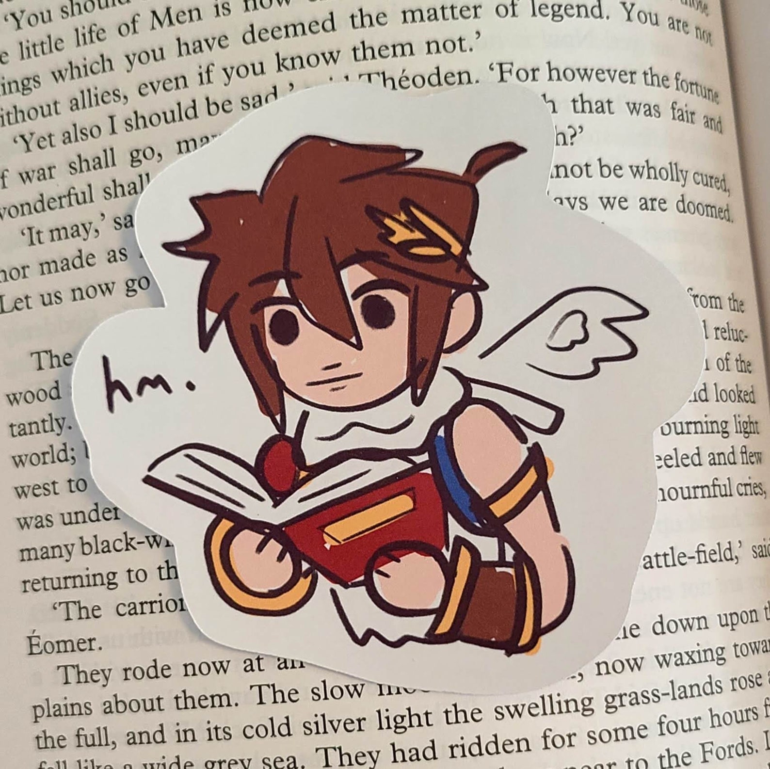Hm. Kid Icarus Sticker - Etsy