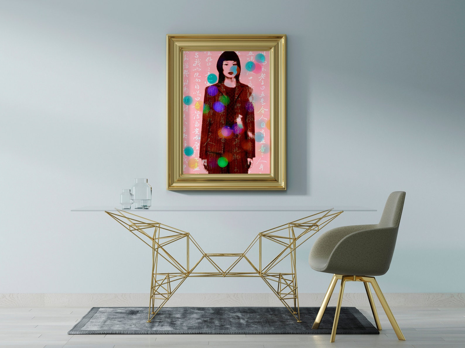 Modern Digital Collage Elevate Your Walls Fine Art Home Decor Colorful ...