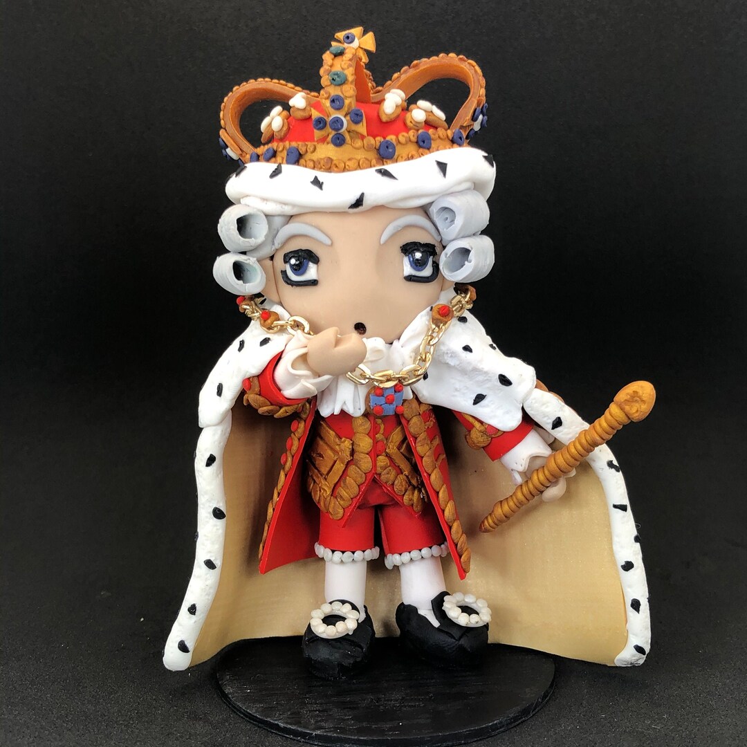King George III Hamilton Polymer Clay Figure - Etsy