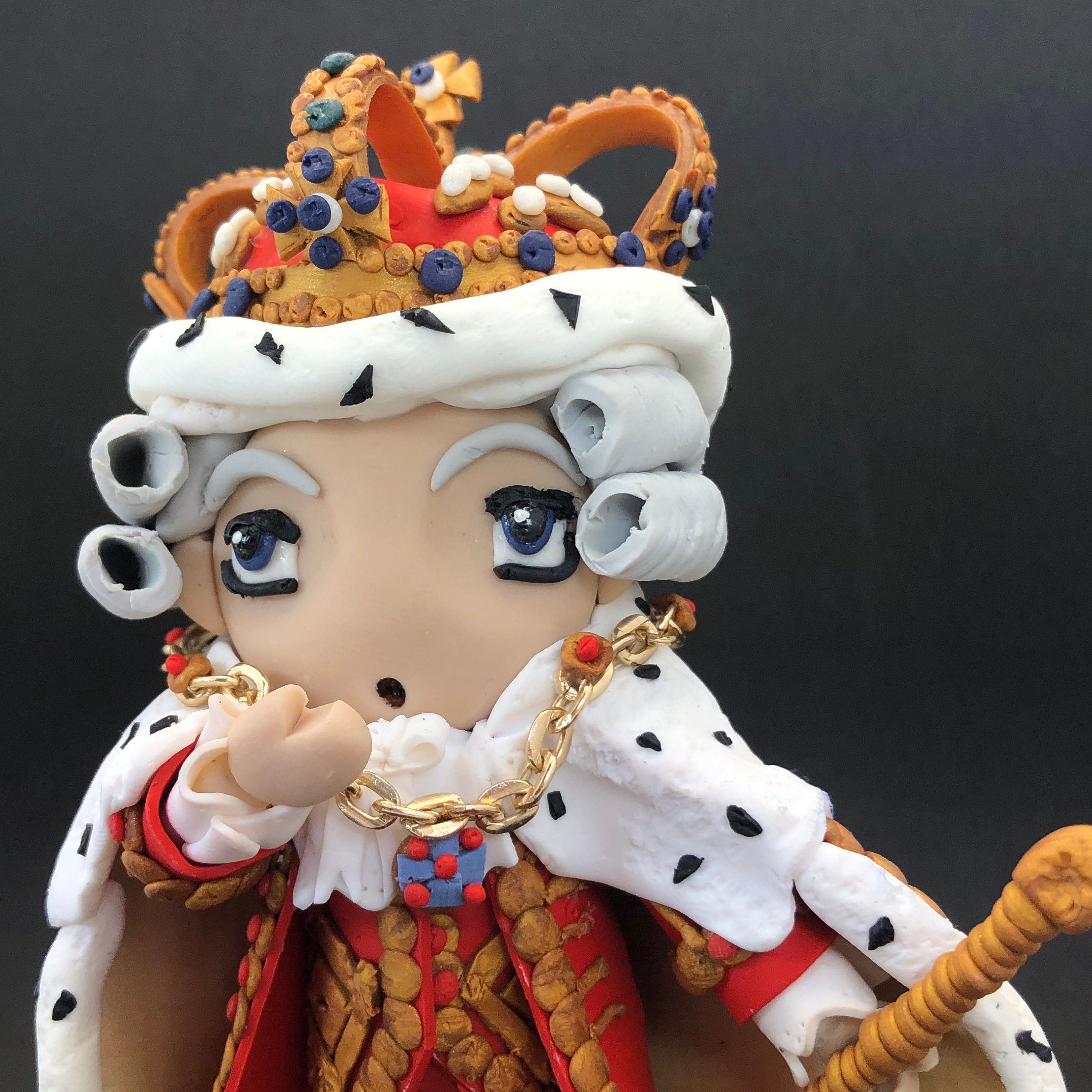 King George III Hamilton Polymer Clay Figure - Etsy