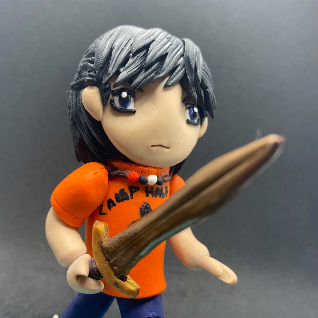 Percy Jackson Polymer Clay Figure - Etsy