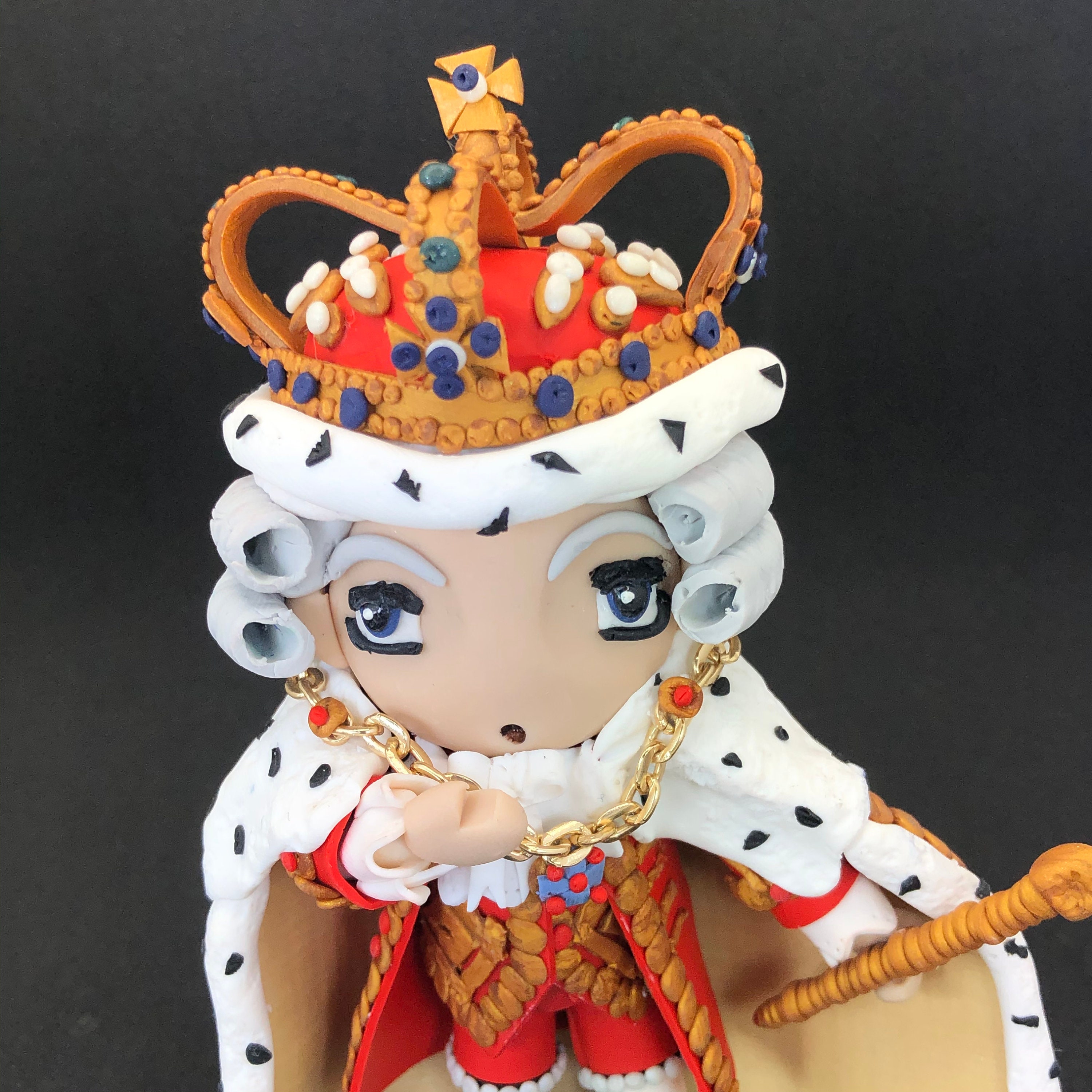 King George III Hamilton Polymer Clay Figure - Etsy
