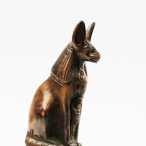 Egyptian God Anubis in the Form of Dog With Egyptian Scarab on - Etsy