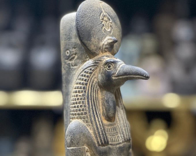 Ancient Egyptian Thoth Statue, God of Moon, Egyptian God of Wisdom ...