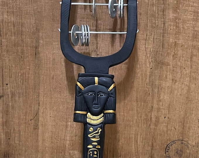 Ethiopian Orthodox Church Sistrum or Tsanatsel. Hand Carved Traditional ...