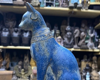Ancient Egyptian Goddess Bastet Statuette , Ancient Egyptian Cat ...