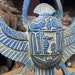 Egyptian Winged Scarab, Winged Scarab Beetle Figurine. Scarab With Sun ...