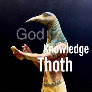 Amazing Standing Thoth God Statue - Thoth God - Made With Egyptian ...