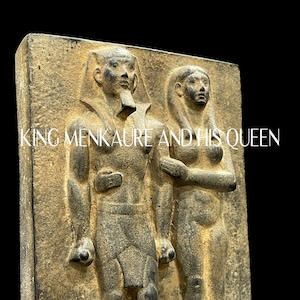 Spectacular King Menkaure and His Queen - Egyptian Sculptures ...