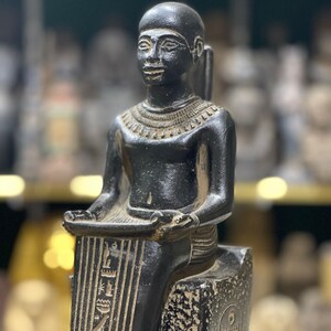 Egyptian Imhotep Statue - Ancient Engineer Imhotep - Pharaonic Statue ...