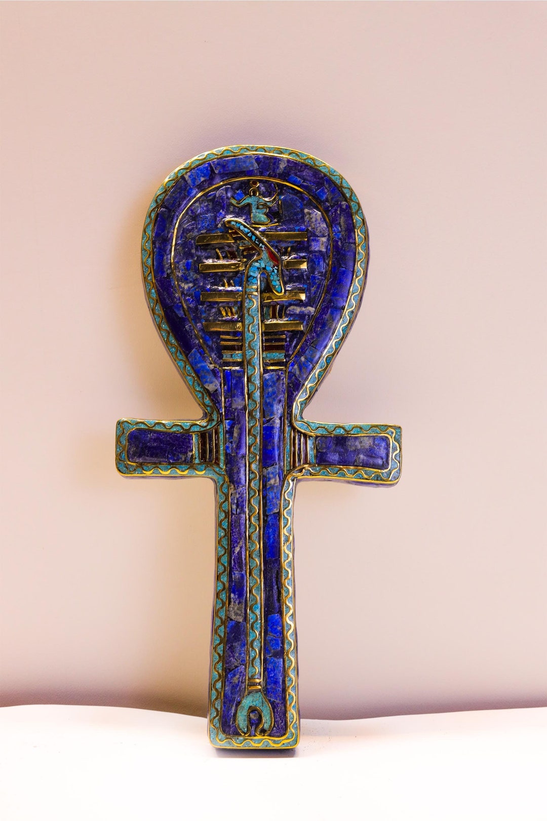 Ancient Egyptian Key of Life Ankh With God Osiris Djed - Etsy