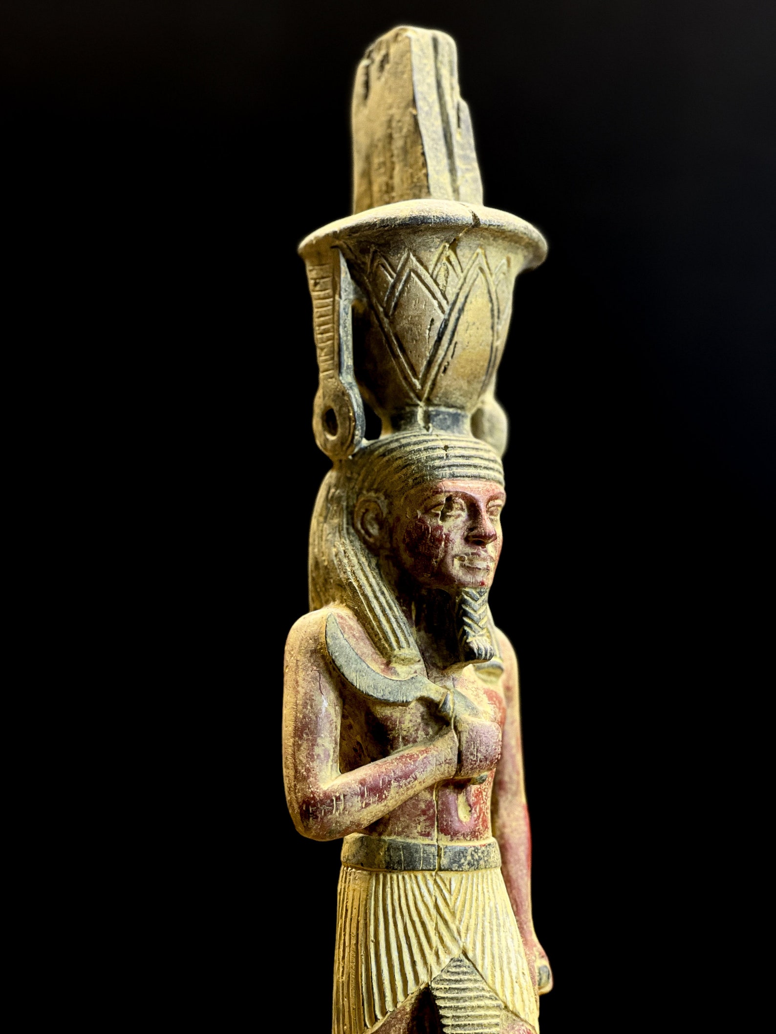 God Nefertem Statuette. Egyptian Nefertem With Water-lily Headdress. - Etsy