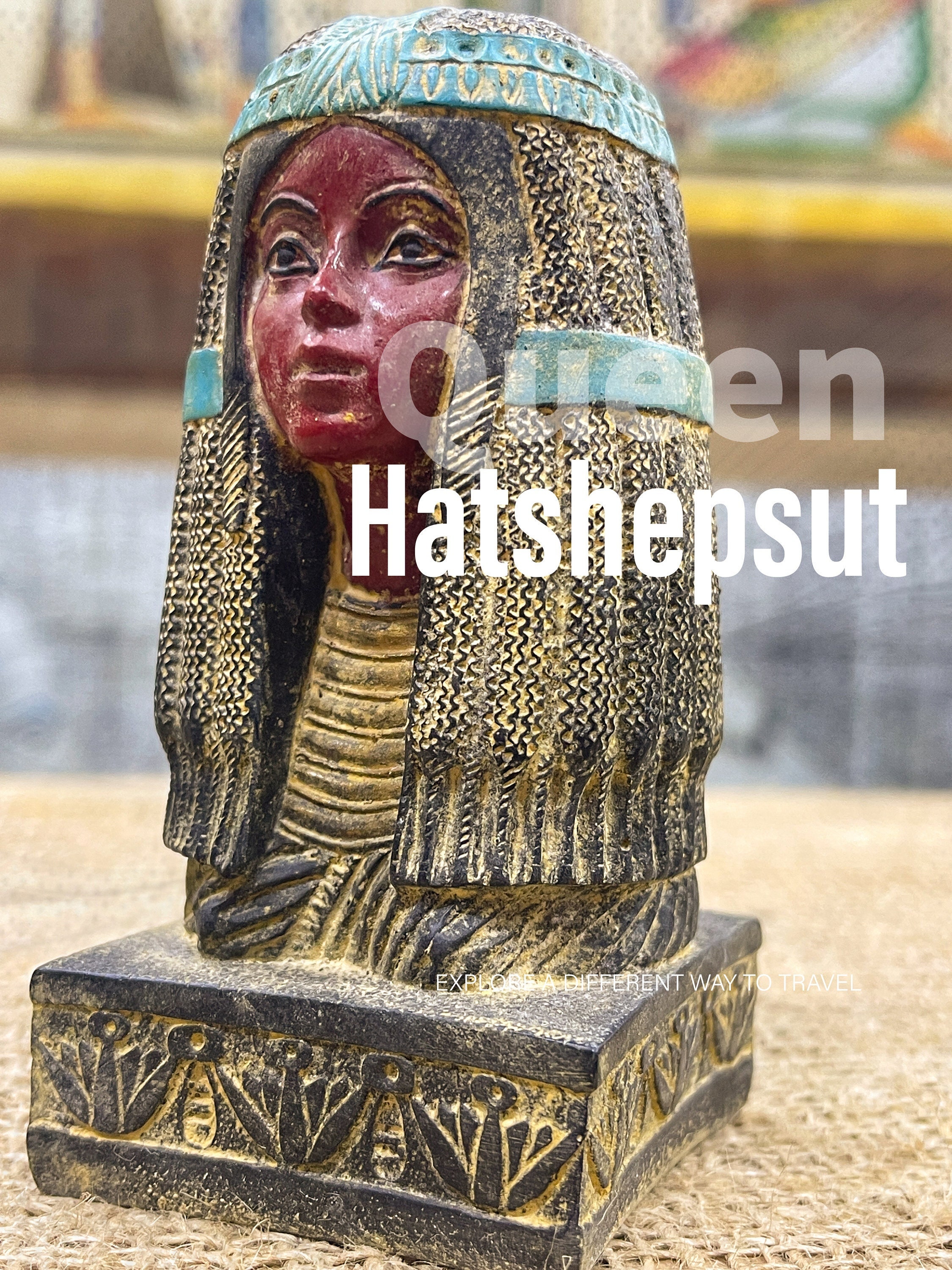 Authentic Egyptian Queen Hatshepsut Drawing