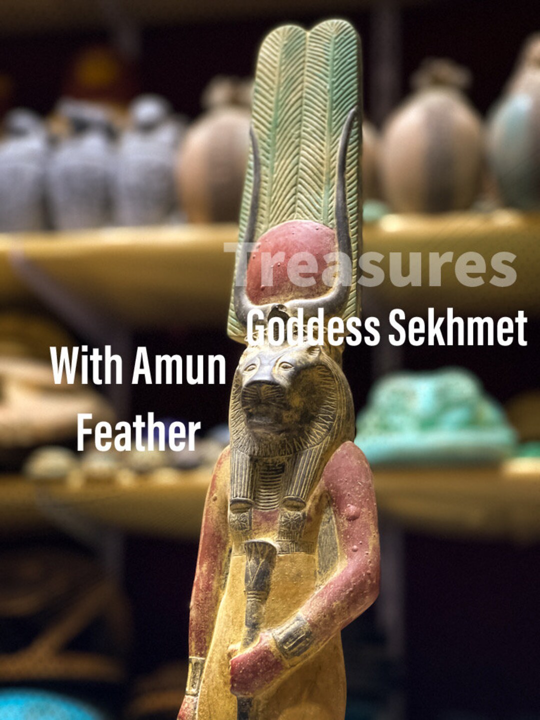 Ancient Egyptian Sekhmet Goddess, Goddess Sekhmet Statue Made From ...
