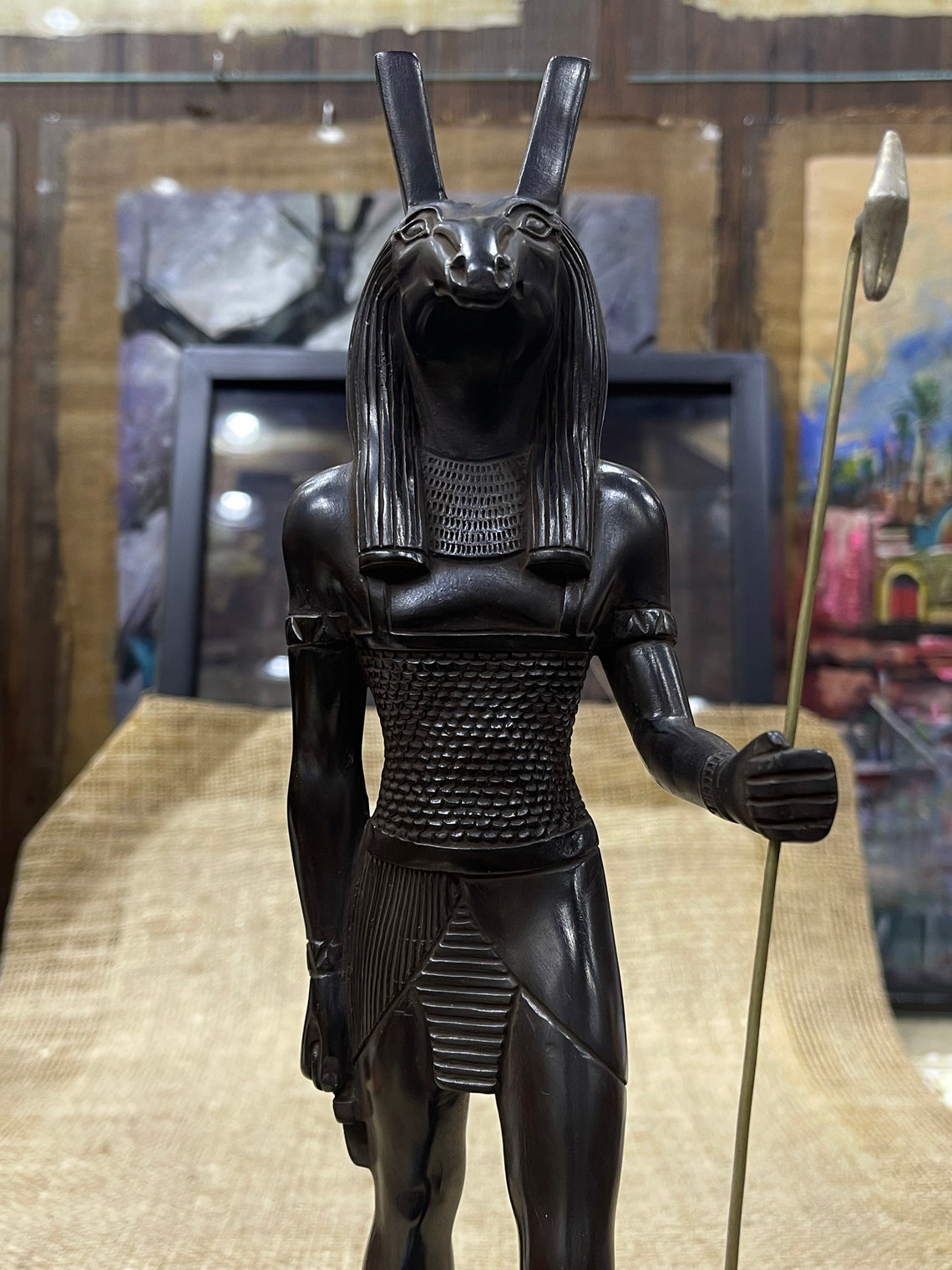 Ancient Egyptian God Seth Egyptian Seth Statue. - Etsy