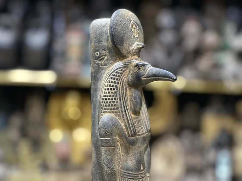 Ancient Egyptian Thoth Statue, God of Moon, Egyptian God of Wisdom ...