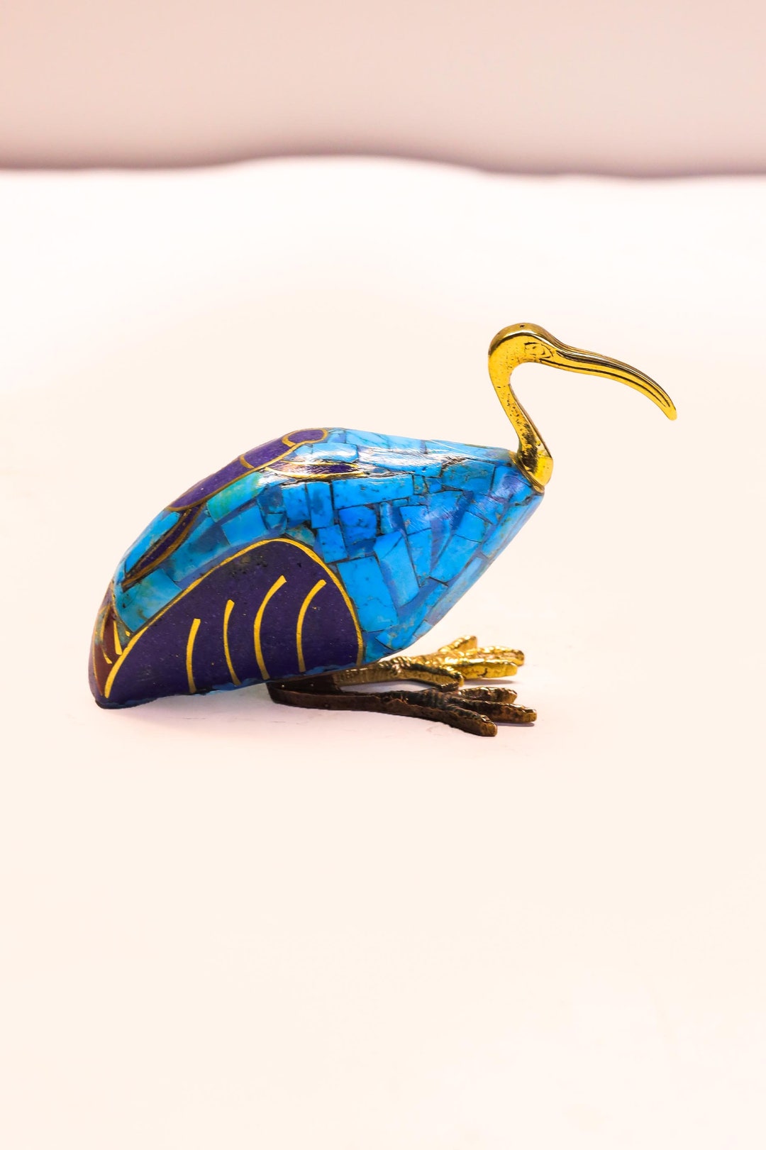 Fantastic Gemstone Ibis Thoth Figurine, Egyptian Ibis Bird, God Thoth ...