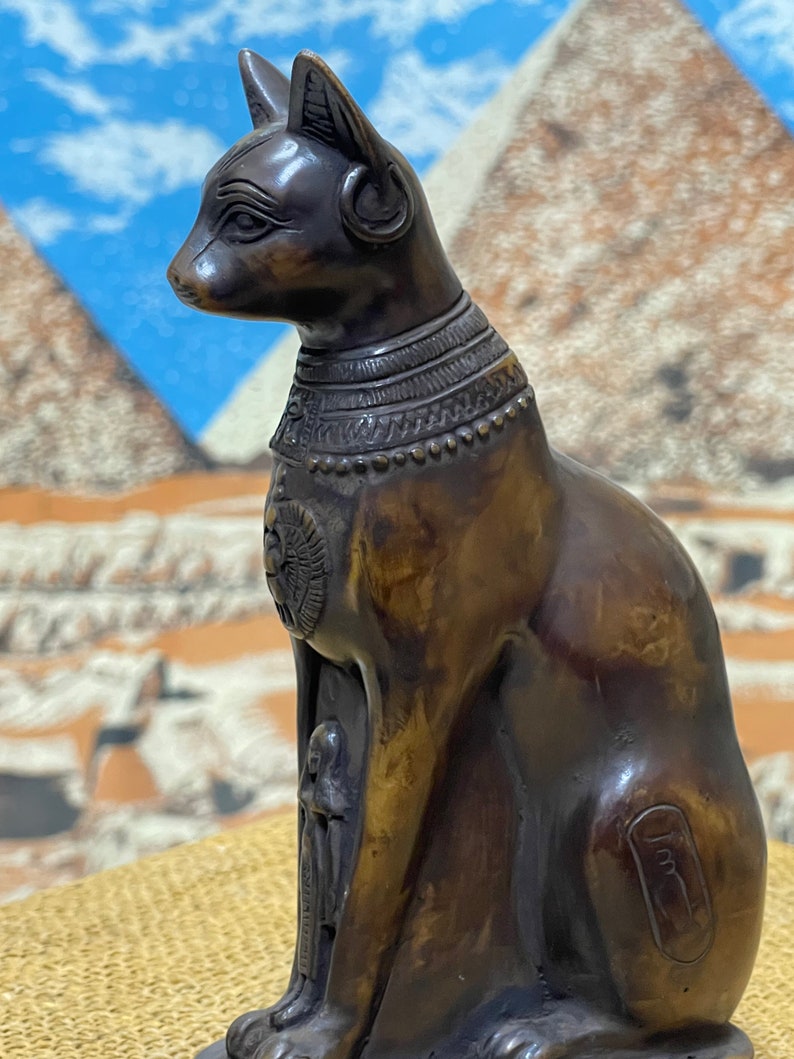 Ancient Egyptian Goddess Bastet Statue - One of a Kind Piece - Etsy