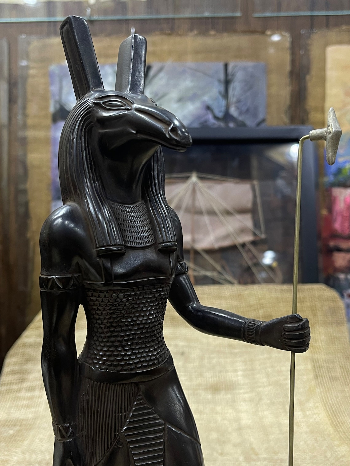 Ancient Egyptian God Seth Egyptian Seth Statue. - Etsy