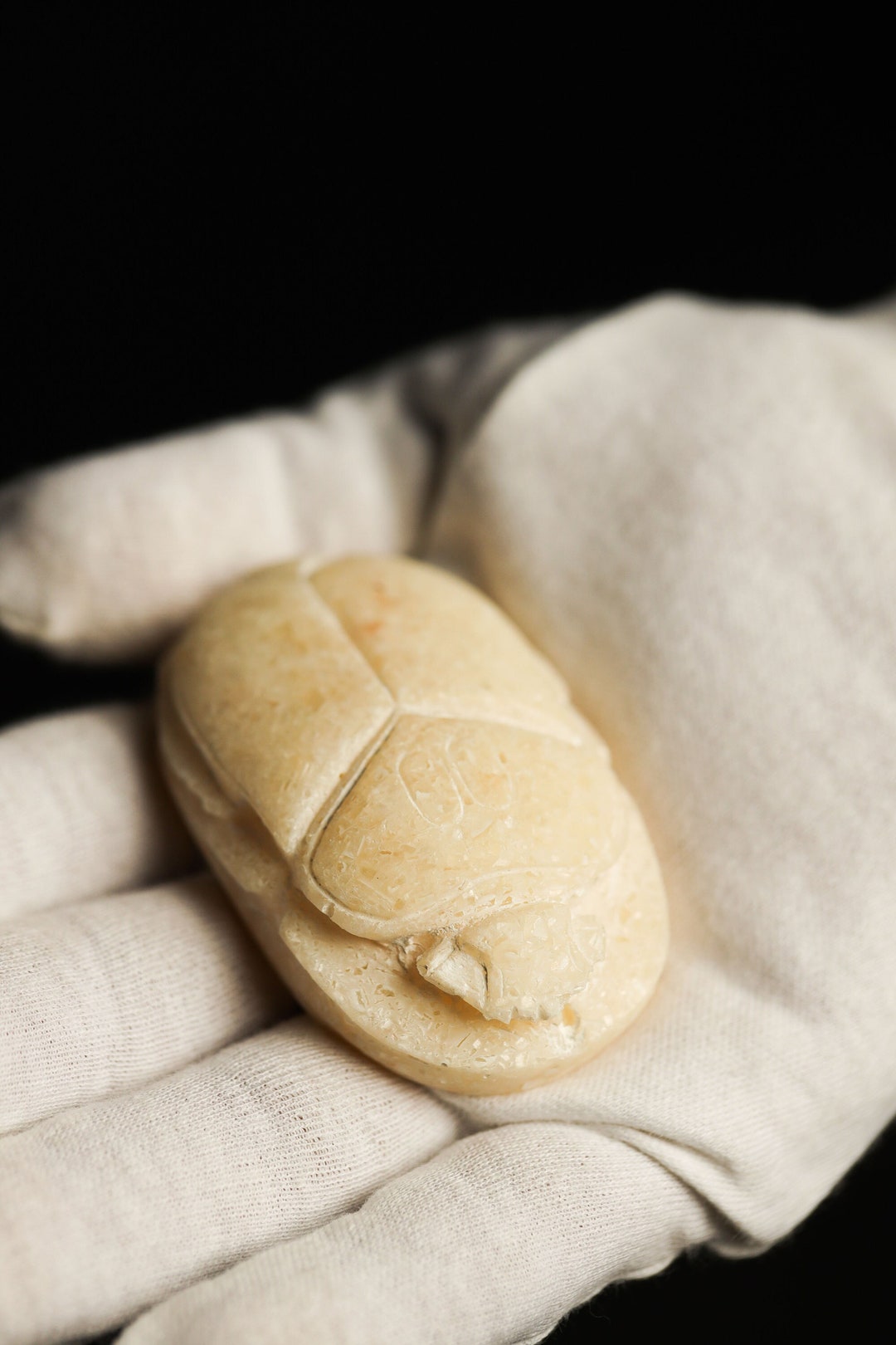 Ancient Egyptian Scarab Made From Alabaster Stone, Scarab Beetle ...