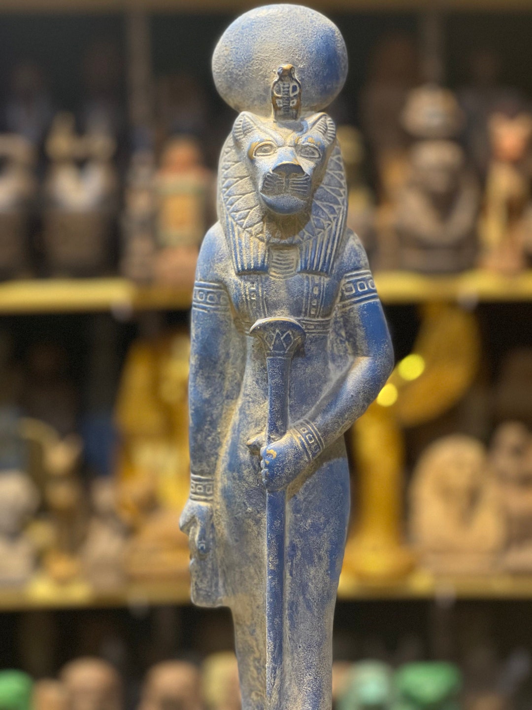 Ancient Egyptian Sekhmet Goddess, Goddess Sekhmet Statue Made From ...