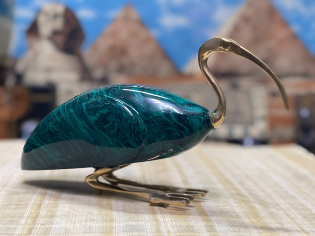 Ibis Thoth Statue Made From Brass, Egyptian Ibis Bird, God Thoth Ibis ...