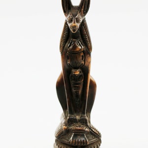 Egyptian God Anubis in the Form of Dog With Egyptian Scarab on Chest ...