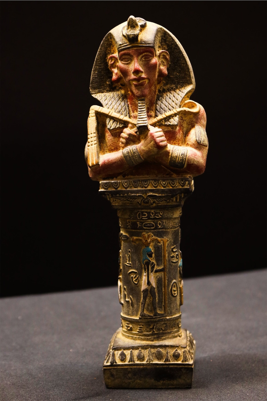 Ancient Egyptian Akhenaten/echnaton/akhenaton Column, King Akhenaten ...