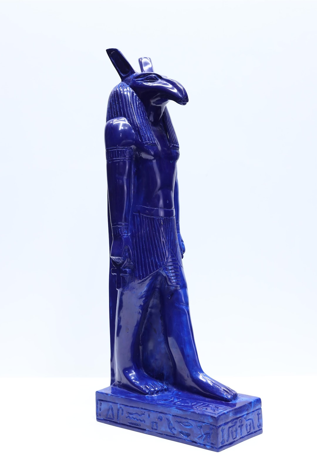 Blue Ancient Egyptian God Seth, Egyptian Seth Statue, Seth Statue, Home ...