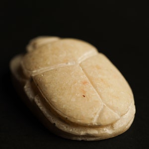 Ancient Egyptian Scarab Made From Alabaster Stone, Scarab Beetle ...