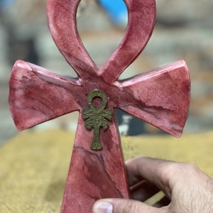 Red Ankh Key of Life. Alabaster Ankh Key - Made in Egypt - Etsy