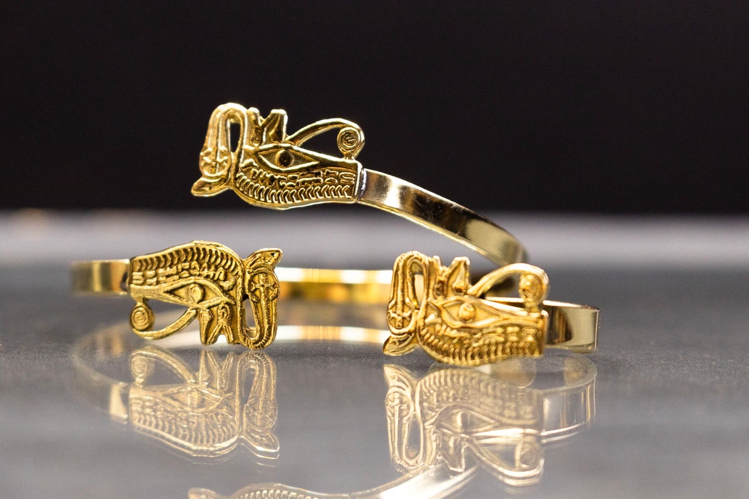 Amazing Egyptian Jewelry Set With Eye of Ra Ring and Eye of Ra Bracelet ...