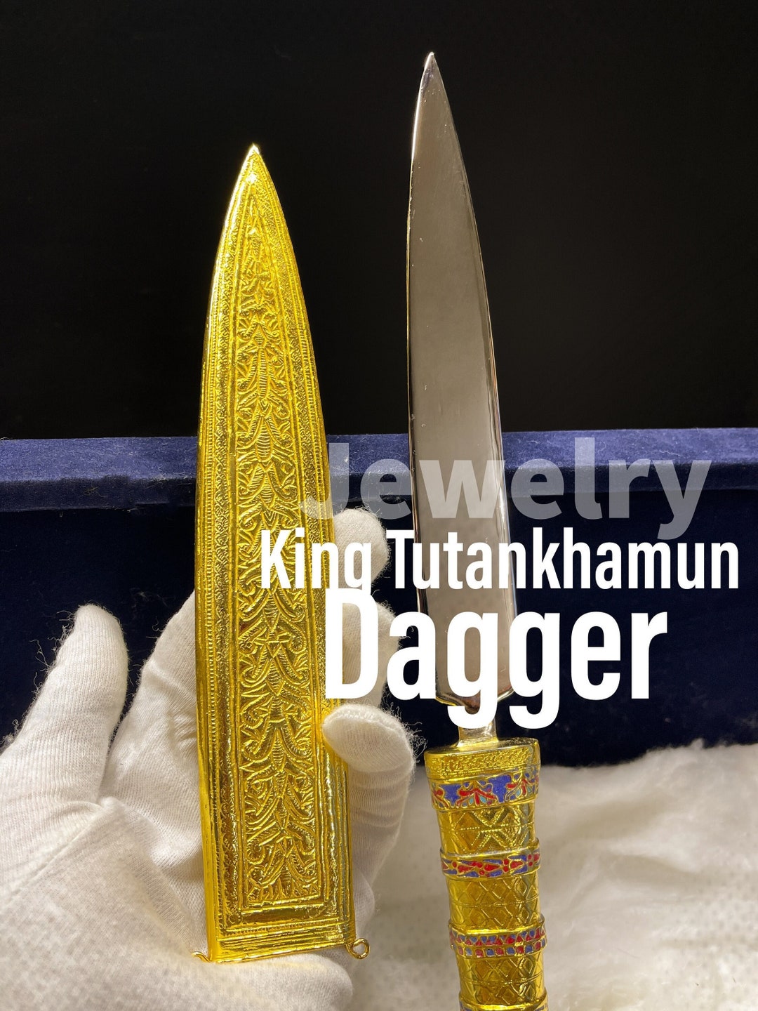 Fantastic King Tutankhamun's Dagger-a Rare Unique Dagger- Brass 24K ...