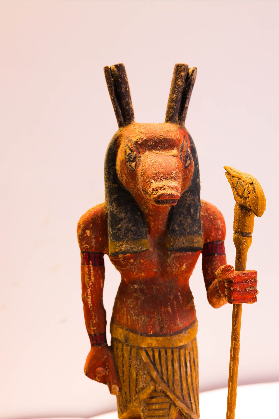 Great Ancient Egyptian God Seth, Handmade Seth, God of Evil, Egyptian ...
