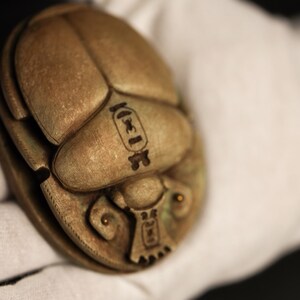 Boulder Stone Ancient Egyptian Scarab, Customized Materials and Sizes ...