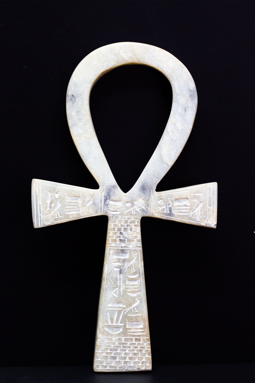 Replica Alabaster Egyptian Ankh, Key of Life, Handmade Key, Ankh Key ...
