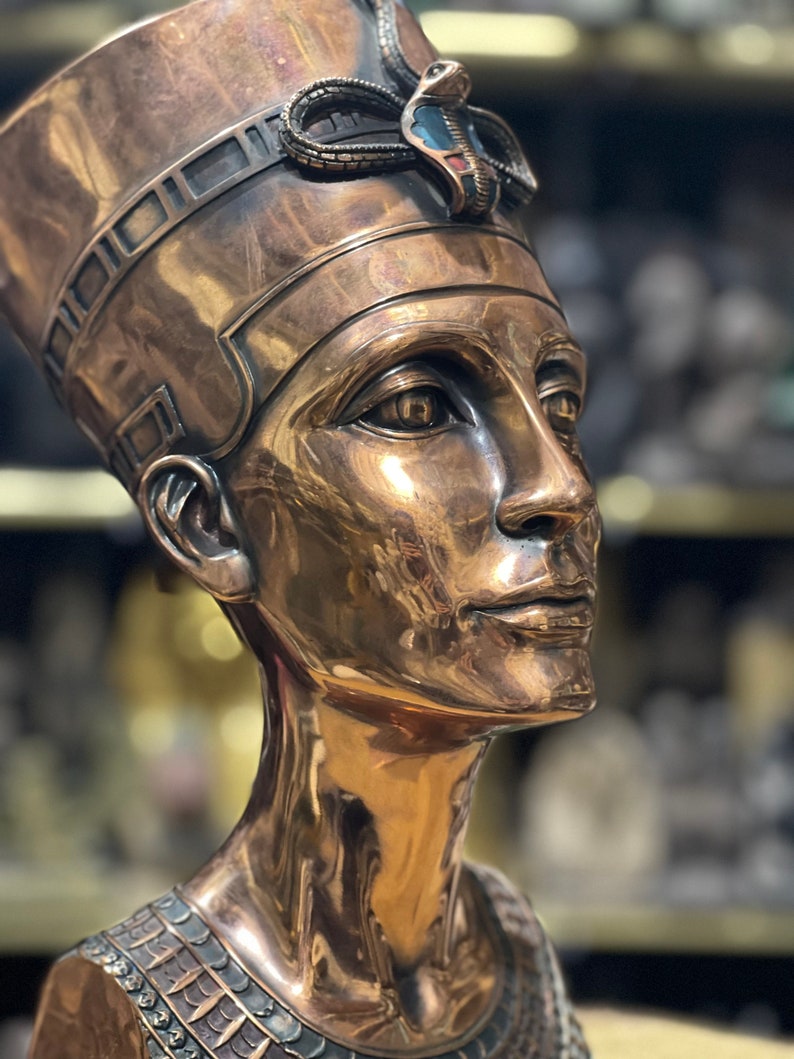 Rare Queen Nefertiti Statue Nefertiti Head Statue. - Etsy