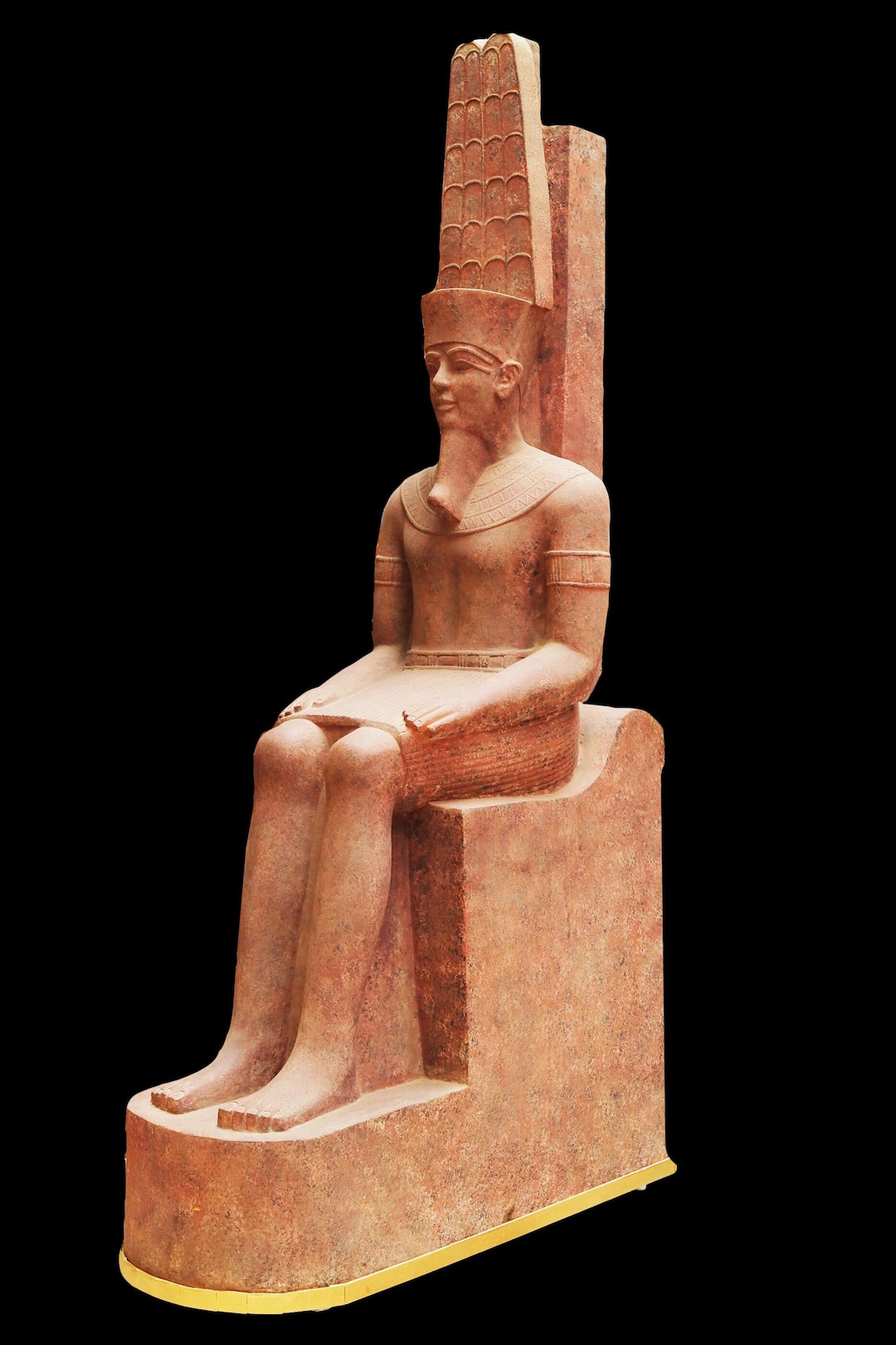 RARE Large Amun Ra God Statue - Egyptian Amun - Life Size Statue - Made in Egypt With Care and ...
