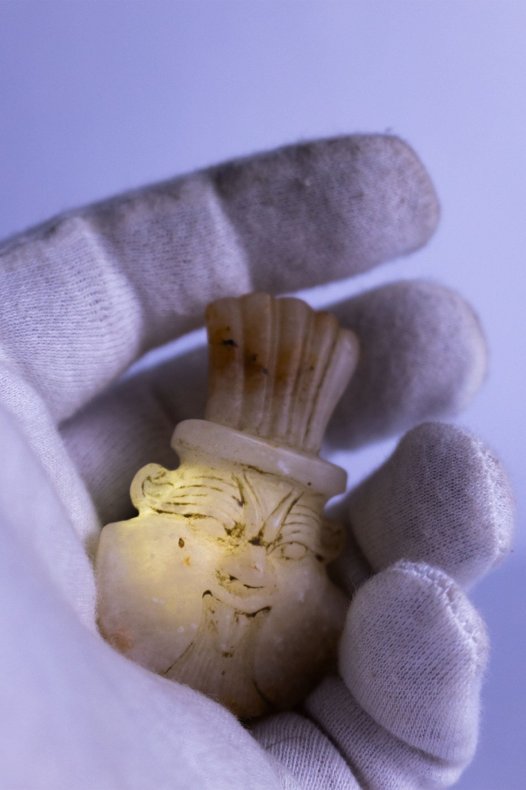 Natural Alabaster God Bes, Bes Amulet for Sale. Egyptian Bes, Bes God ...