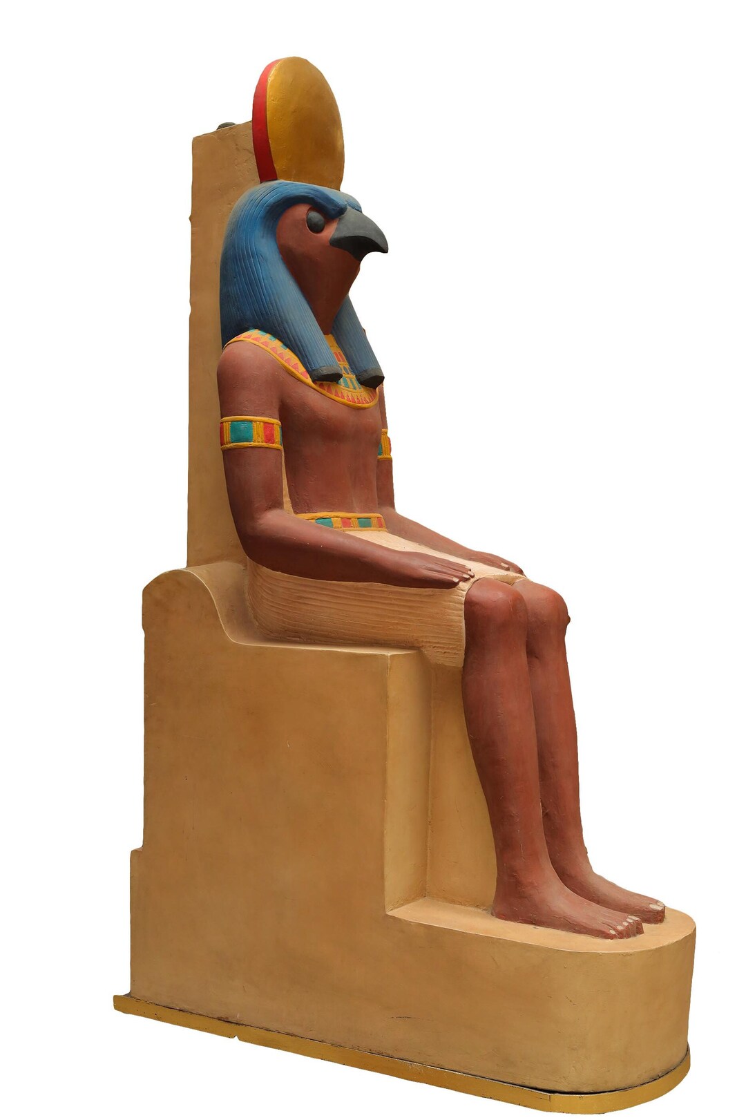 Large Life Size Egyptian God Amun Ra, God of the Sun Made From Fiber ...