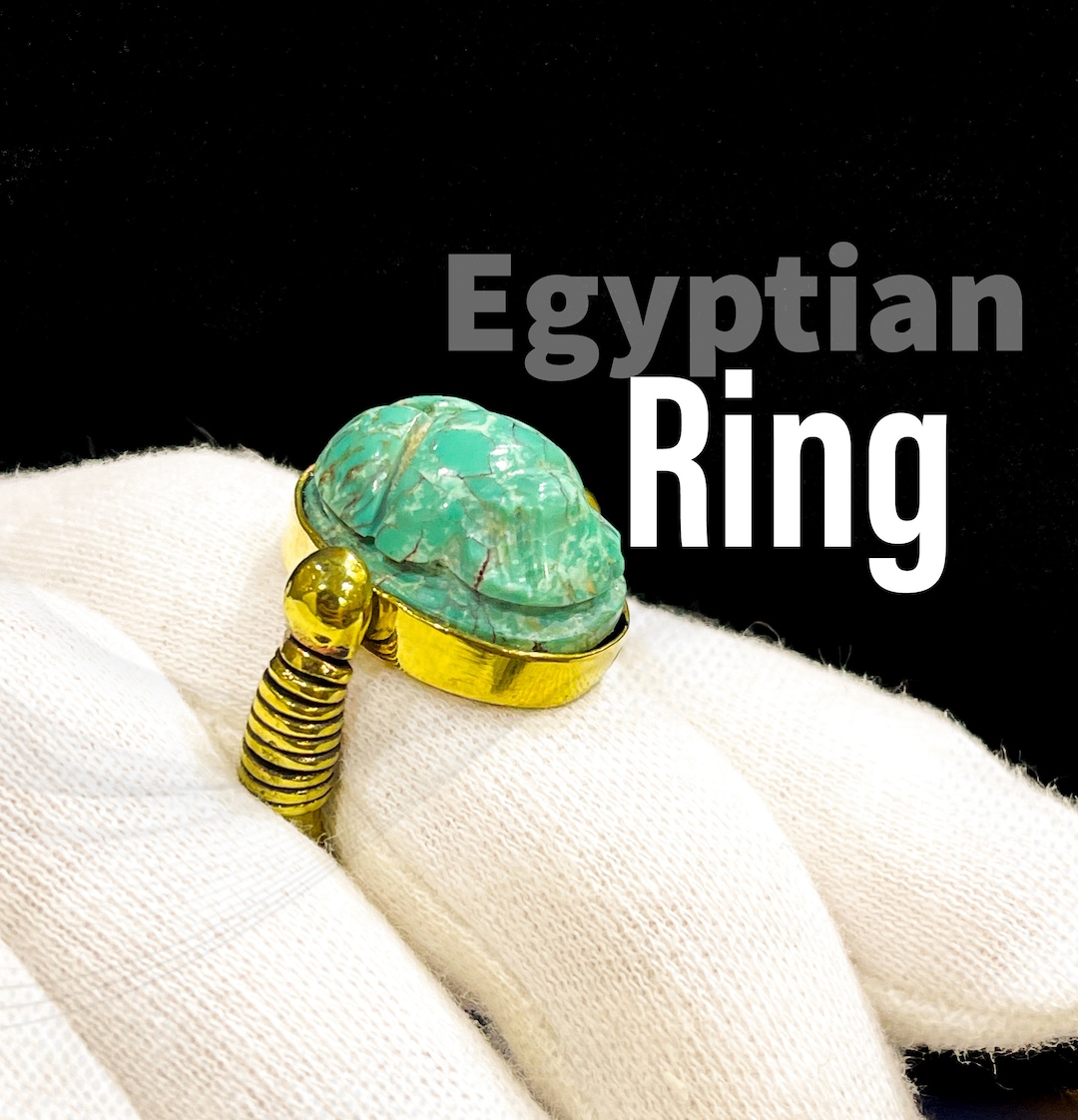 Rare Fantastic Ancient Egyptian Ring of Egyptian Scarab ( Symbol of ...