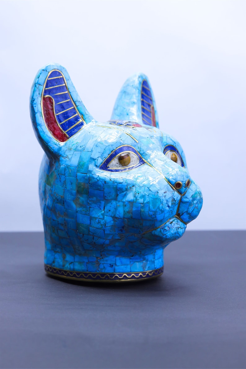 Goddess Bastet Head, Ancient Egyptian Goddess Bastet, Hand Made Cat ...