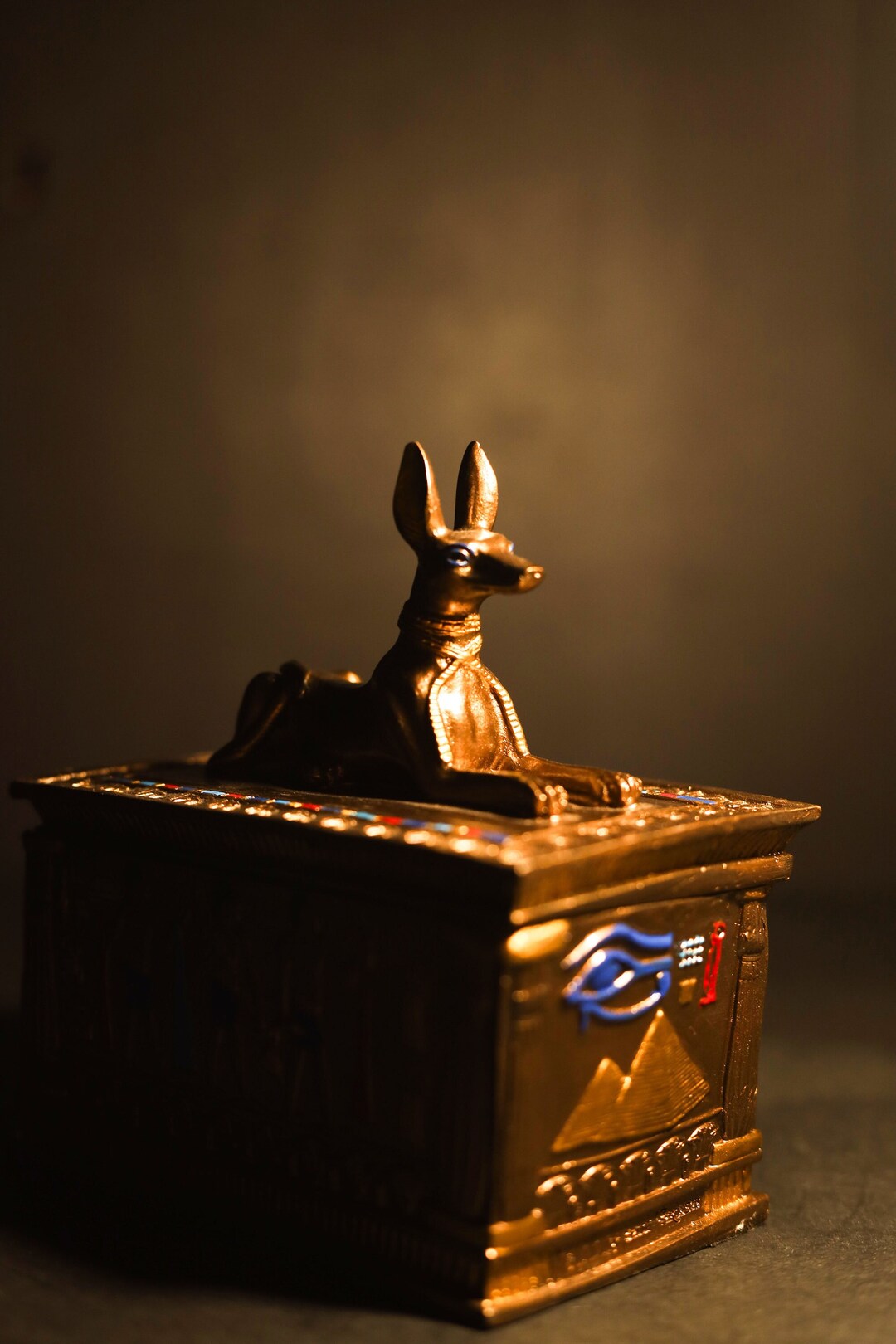 Egyptian Anubis Shrine as Jewelry Box - Jewelry Box With Anubis - Etsy