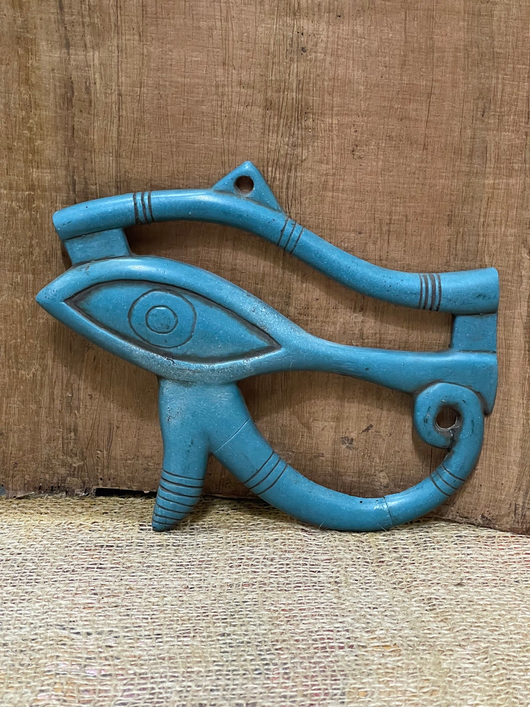 Blue Eye of Horus Wall Hanging. - Etsy