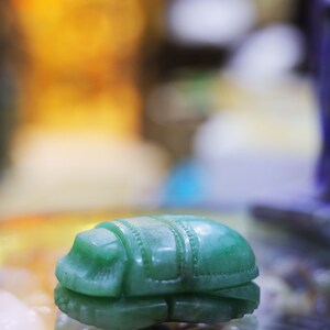 Scarab Made From Agate Stone, Customized Materials Available. - Etsy