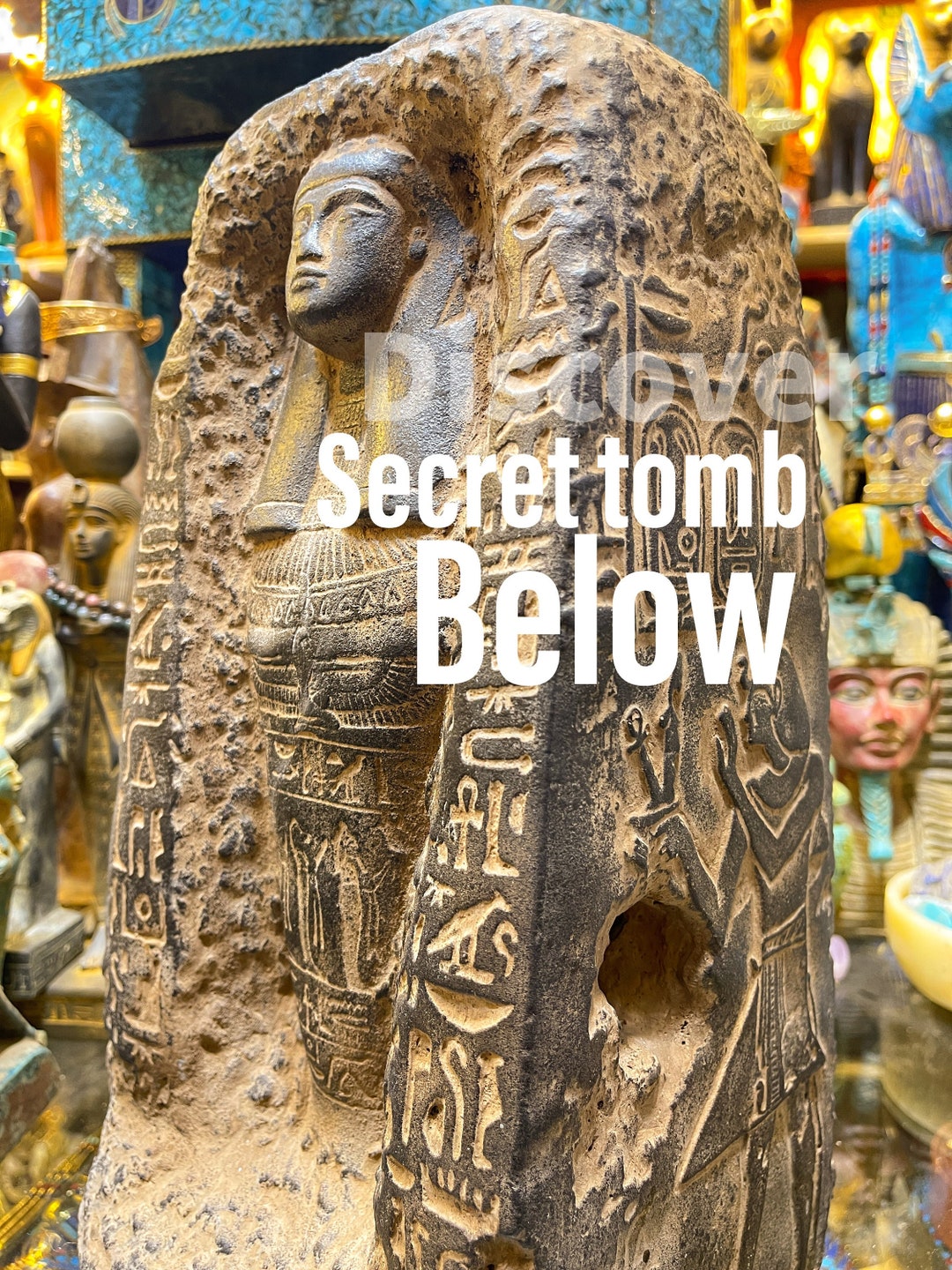 Ancient Egyptian Tomb, Egyptian Replica Artifact. Mystery Tomb, ISIS ...