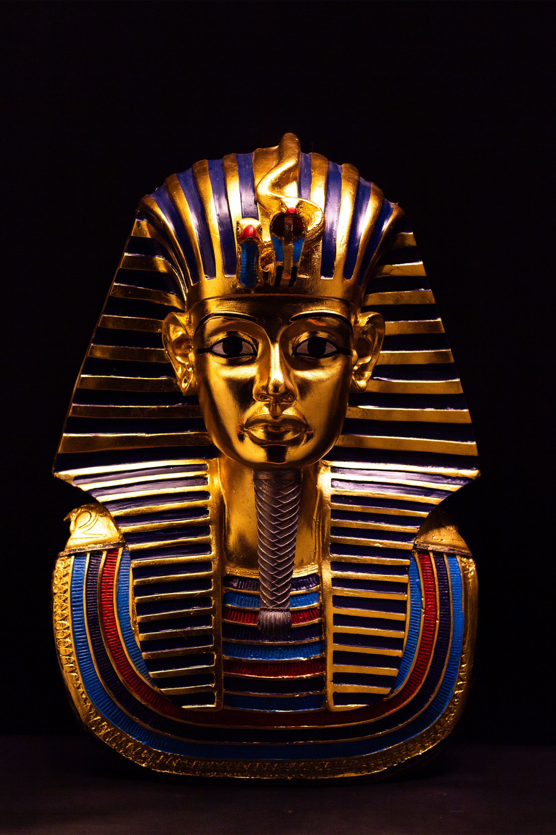 King Tutankhamun Mask, Egyptian King, Made by Egyptian Hands, Made in ...
