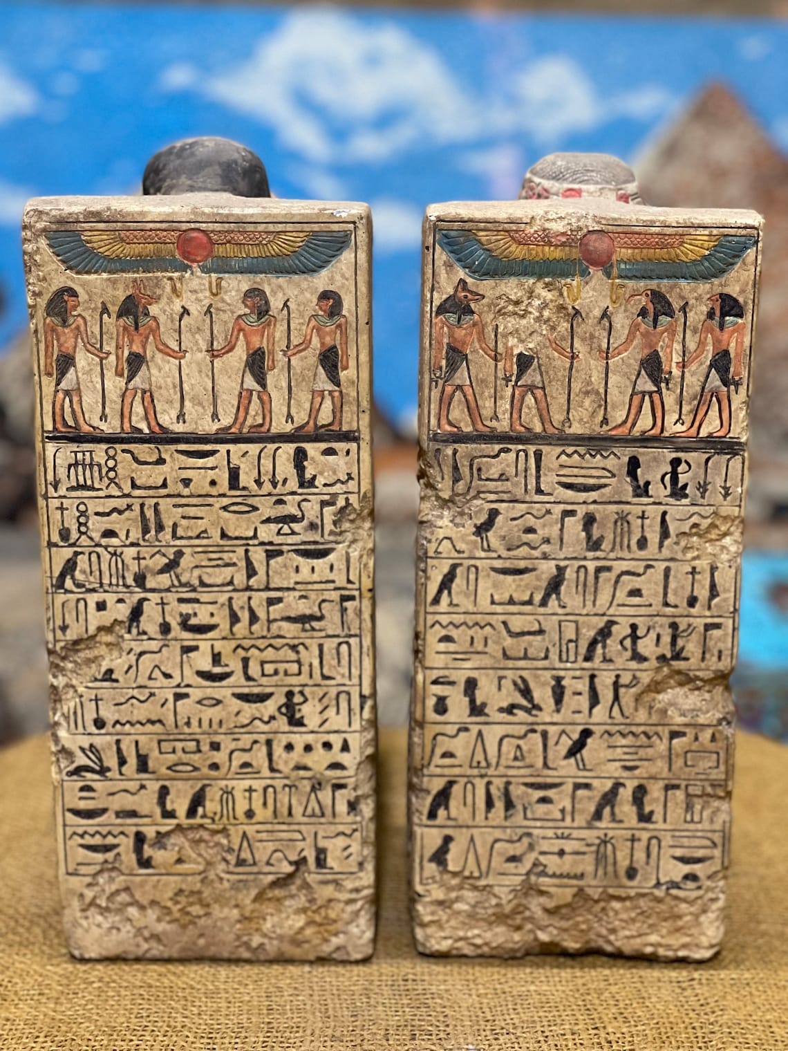 Replica of Statue Rahotep and Nofret for Sale the Copy of - Etsy