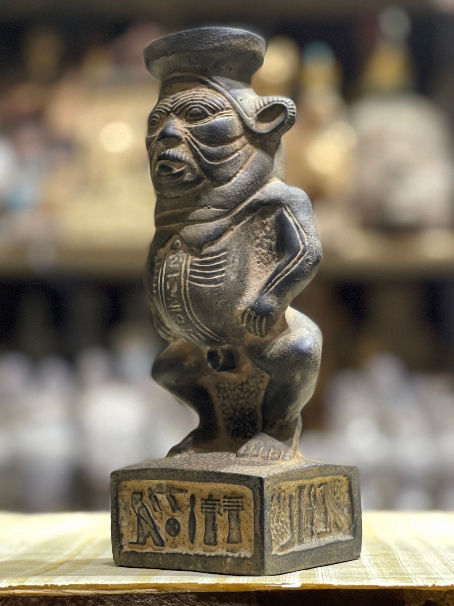 Egyptian God Bes God Bes of Joy and Happiness Bes Egyptian - Etsy